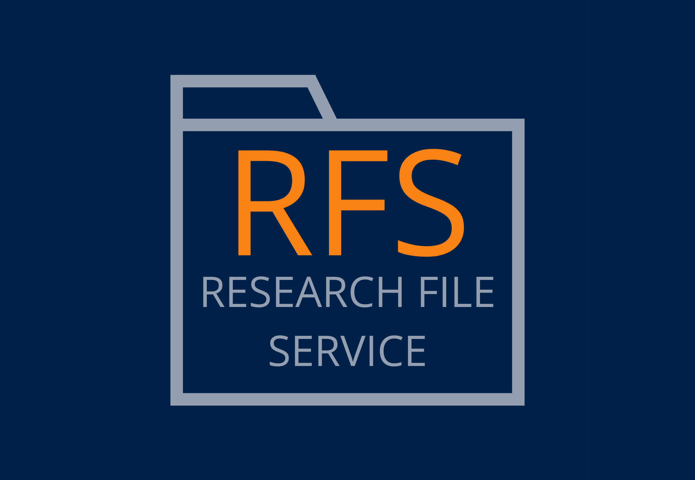 Research File Service Introduction, and understanding your research ...
